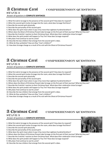 A Christmas Carol Resource Bundle STARTERS PLENARIES WORKSHEETS ...