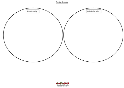 Venn Diagram Sorting - Animal Theme | Teaching Resources