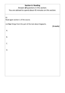 Year 8 English Exam Papers 1 & 2 | Teaching Resources
