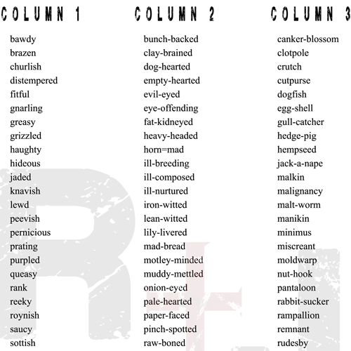 ROMEO AND JULIET Shakespearean Insults | Teaching Resources