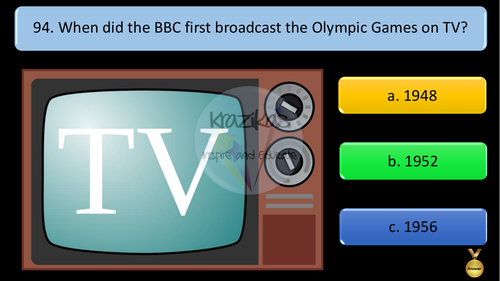 Olympic Games Quiz | Teaching Resources
