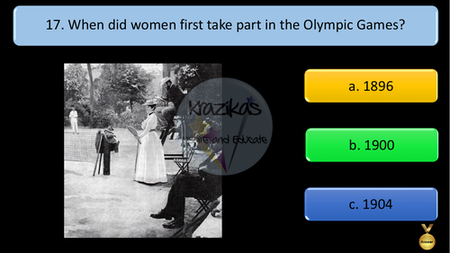 Olympic Games Quiz | Teaching Resources
