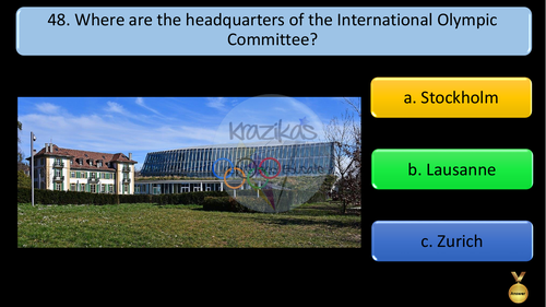 Olympic Games Quiz | Teaching Resources