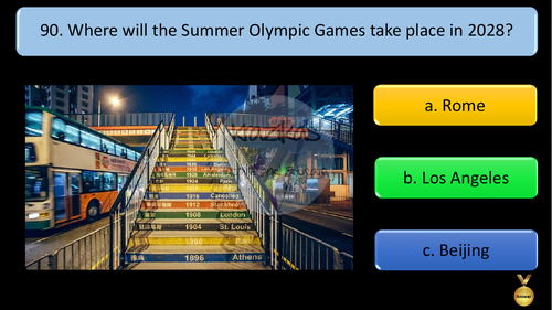 Olympic Games Quiz | Teaching Resources