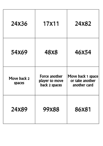 steeplechase-board-game-long-multiplication-teaching-resources