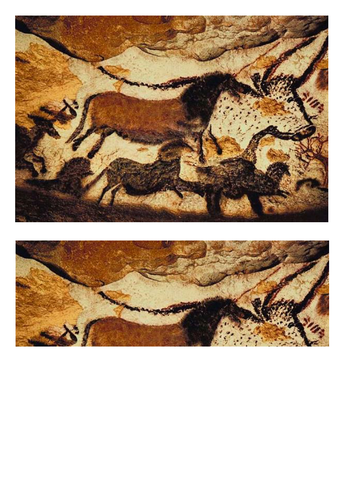 Cave Painting - Drawing and printing. | Teaching Resources