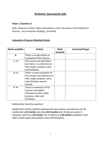 Paper One IB exam help and tips | Teaching Resources