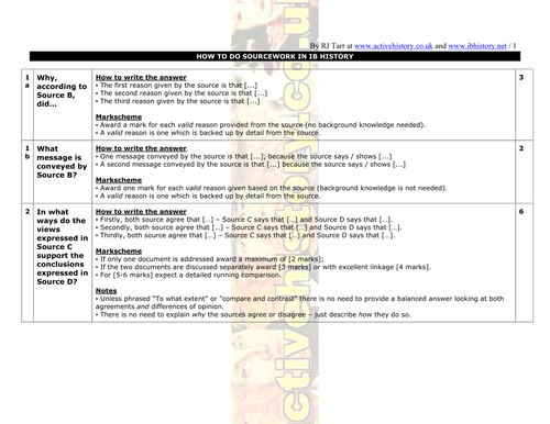 Paper One IB exam help and tips | Teaching Resources