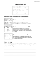 The Australian Flag - Presentation and Worksheet by mimjaeger ...