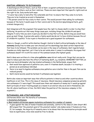 OCR AS Ethics Euthanasia | Teaching Resources
