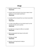 Drugs PSHE | Teaching Resources