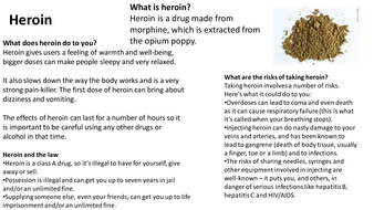 Drugs PSHE | Teaching Resources