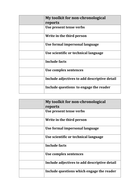 Non-chronological report - cheetahs | Teaching Resources