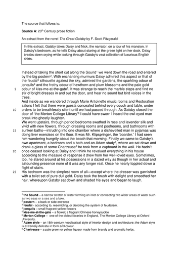 AQA GCSE English Language Paper 1: Explorations in creative reading and ... AQA GCSE English Language Paper 1: Explorations in creative reading and ...