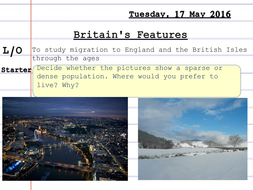 Migration in to the British Isles Timeline Activity | Teaching Resources