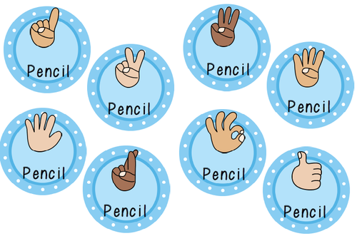 Classroom Management Hand Signals Customisable | Teaching Resources