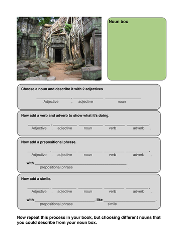 Expanded Noun Phrases | Teaching Resources