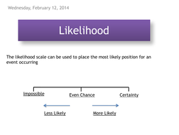 Probability of a Single event | Teaching Resources