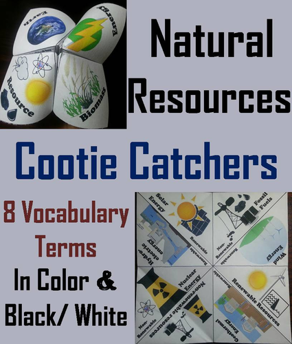 Natural Resources Task Cards and Activities Bundle | Teaching Resources