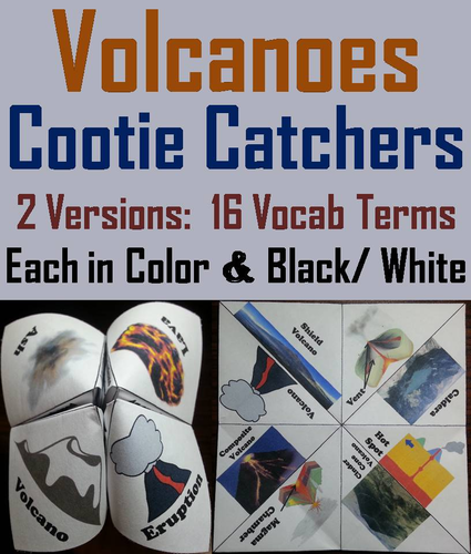 Volcanoes Task Cards, PowerPoint and Activities Bundle | Teaching Resources