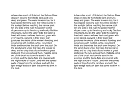 'Of Mice and Men' - The Opening | Teaching Resources