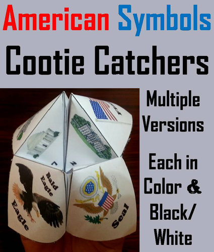 American Symbols Task Cards and Activities Bundle | Teaching Resources