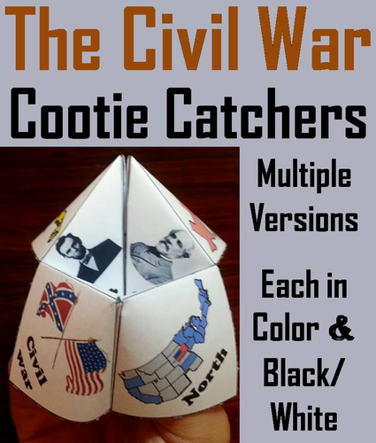 Civil War Task Cards and Activities Bundle | Teaching Resources