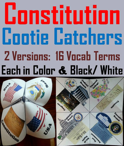 The Constitution Task Cards and Activities Bundle | Teaching Resources