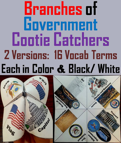 Branches of Government Task Cards and Activities Bundle | Teaching ...