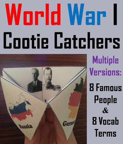 World War 1 Task Cards and Activities Bundle | Teaching Resources