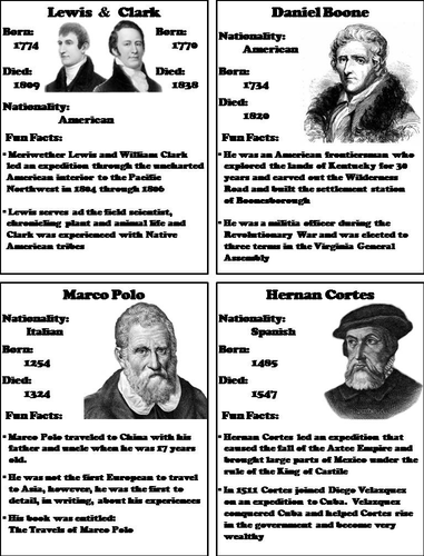 Explorers Accordion Booklet | Teaching Resources