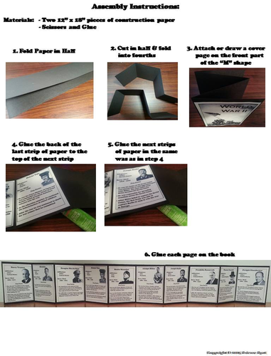 World War II Accordion Booklet | Teaching Resources