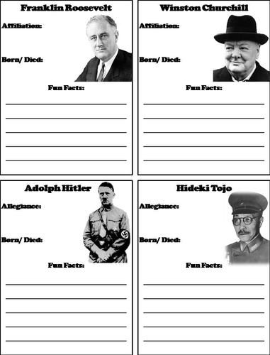 World War II Accordion Booklet | Teaching Resources