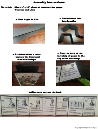 French Revolution Accordion Booklet | Teaching Resources