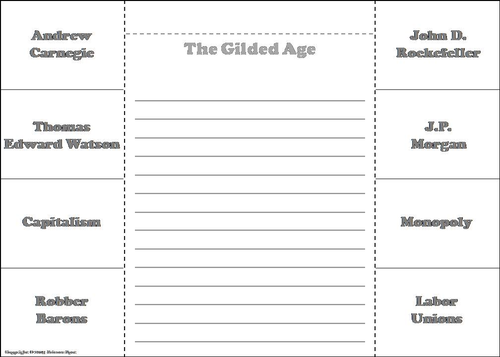 Gilded Age Lapbook | Teaching Resources
