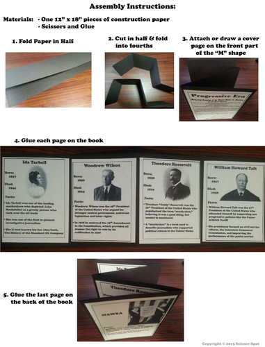 Progressive Era Accordion Booklet | Teaching Resources