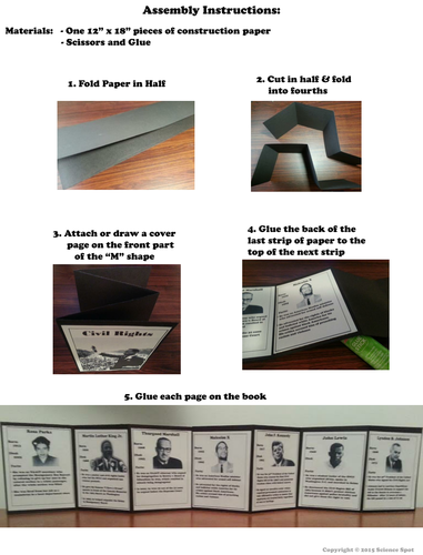 Civil Rights Accordion Booklet | Teaching Resources