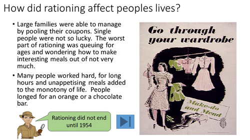 The Home Front: Rationing | Teaching Resources