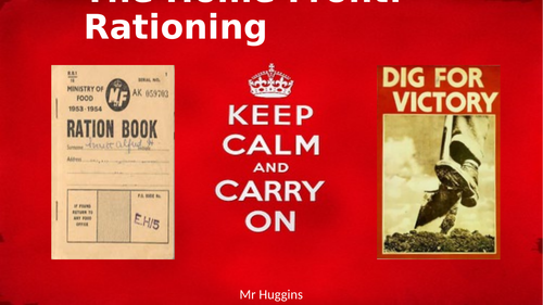 Home Front - Second World War | Teaching Resources