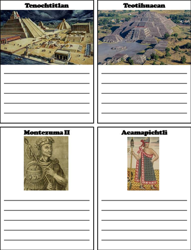 Aztec Empire Accordion Booklet | Teaching Resources