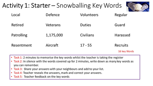 Home Front: The Home Guard - Dad's Army | Teaching Resources
