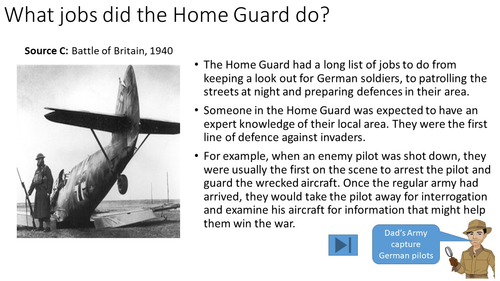 Home Front: The Home Guard - Dad's Army | Teaching Resources