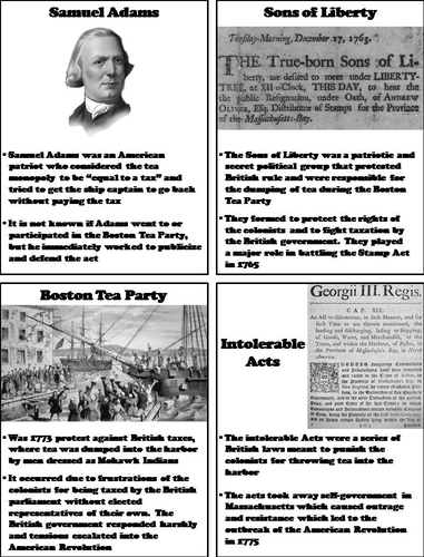 Boston Tea Party Accordion Booklet | Teaching Resources