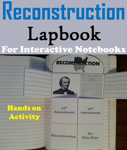 Reconstruction Task Cards and Activities Bundle | Teaching Resources