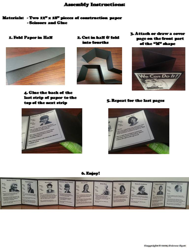 Women's History Accordion Booklet | Teaching Resources