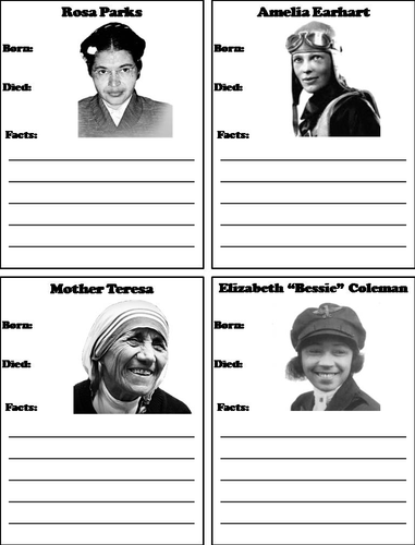 Women's History Accordion Booklet | Teaching Resources