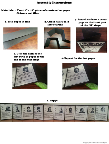 Women's History Accordion Booklet | Teaching Resources