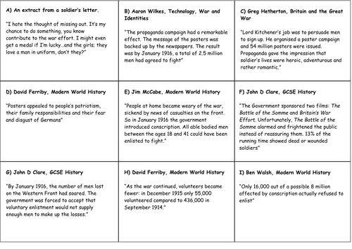 World War One - a whole topic | Teaching Resources