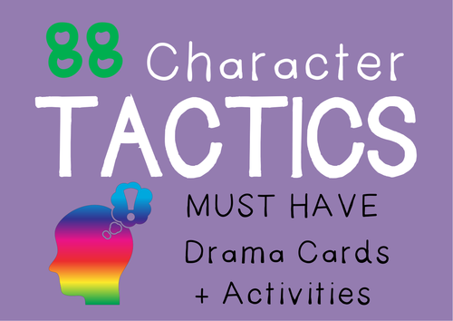 Drama Cards and Suggested Drama Activities: CHARACTER TACTICS (88 ...