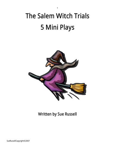 Salem Witch Trials Guided Reading Scripts | Teaching Resources